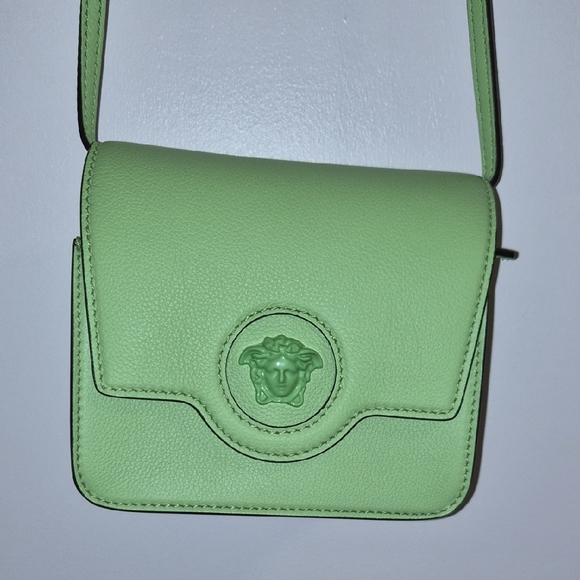 Versace | Bags | Versace Light Green Crossbody Bag | Poshmark